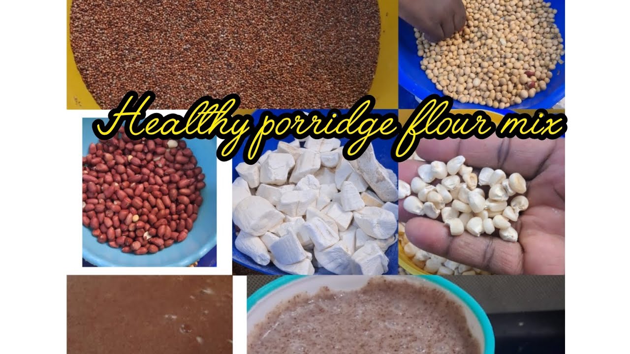 How I mix my own porridge flour then take to a local posho mill - YouTube