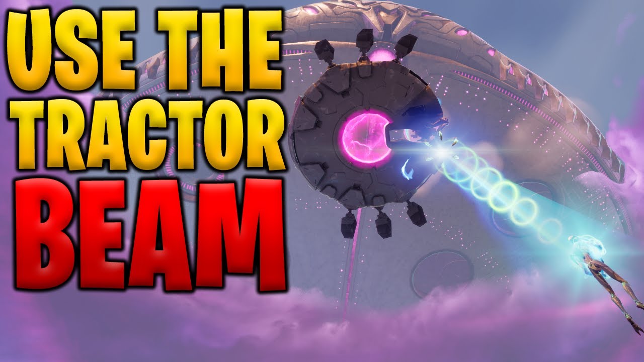 How to abduct an opponent with a saucer tractor beam in Fortnite ...