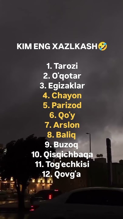 BURJLAR HAQIDA MALUMOT YOZDIM - YouTube