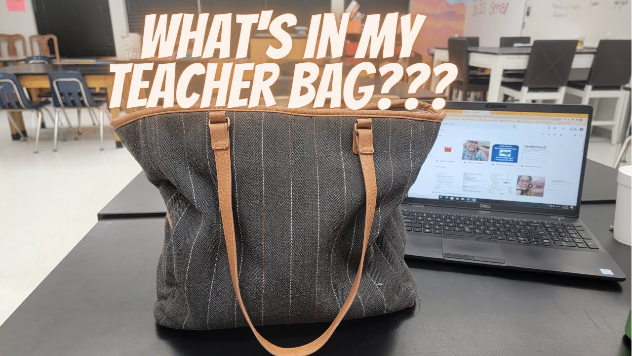 What's in My TEACHER Bag??? - YouTube
