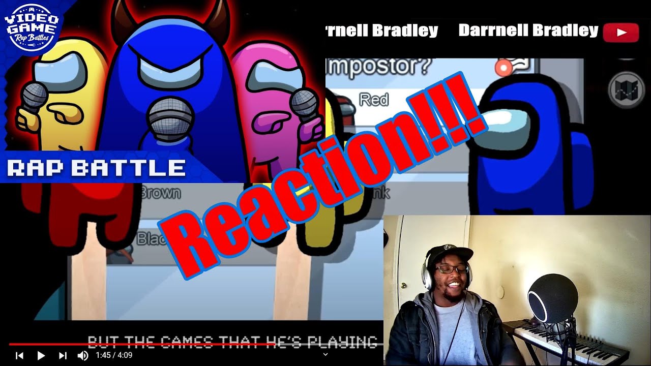 The Among Us Rap Battle IMPOSTER EDITION - Video Game Rap Battle [Among ...