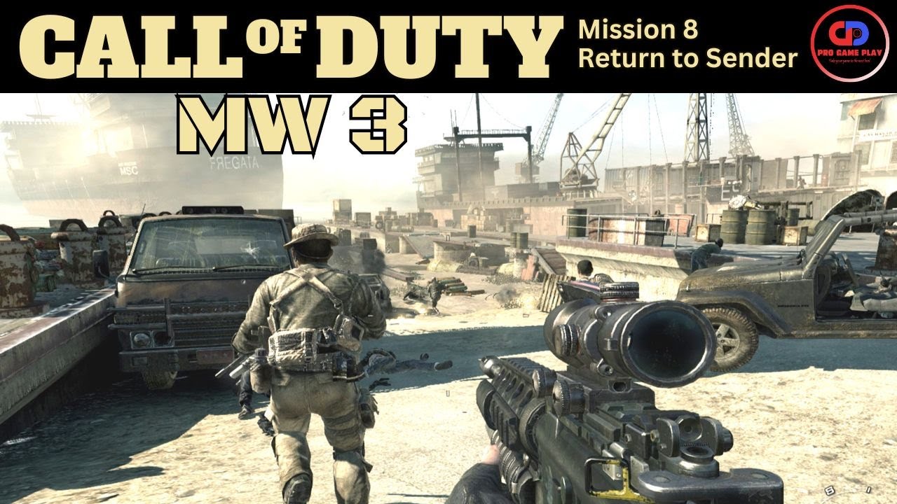 Call of Duty Modern Warfare 3 | Mission 8 Return to Sender | PC ...