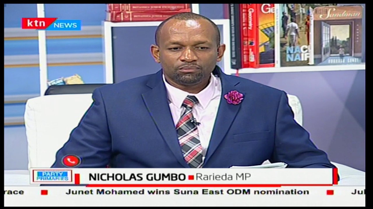 Rarieda Mp Nicholas Gumbo disputes the Siaya primaries results after ...