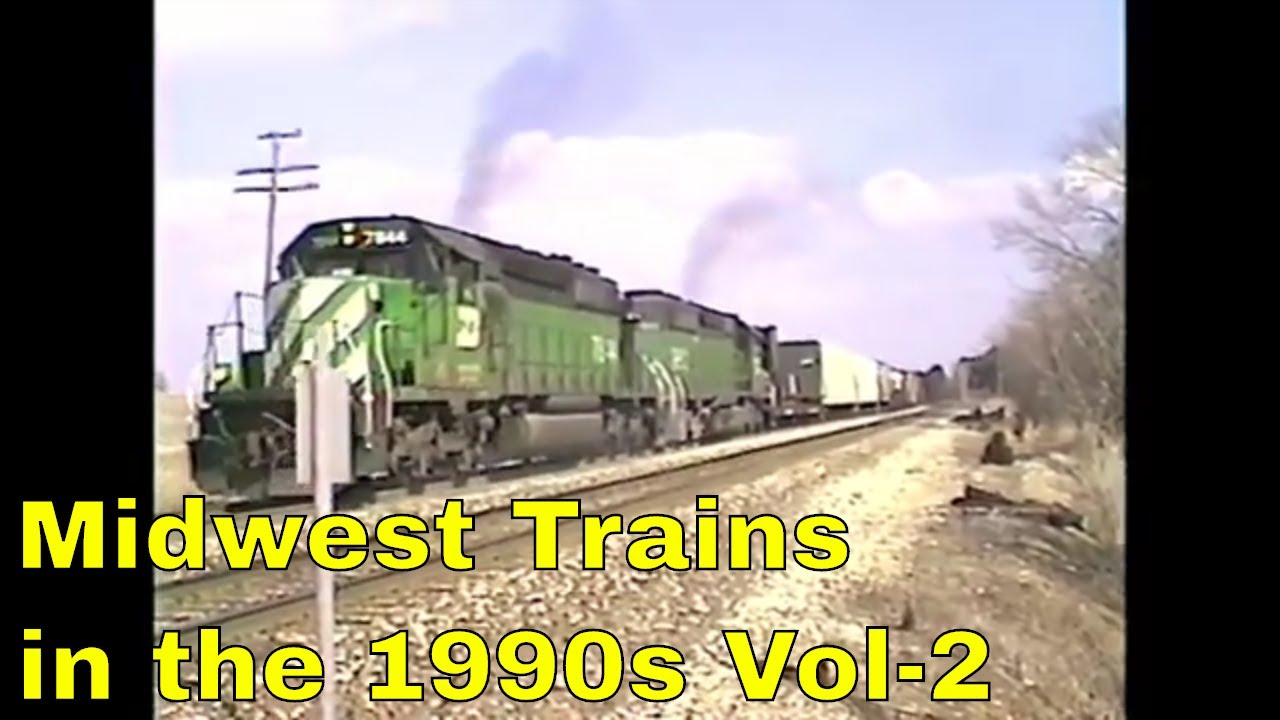 Midwest Trains in the 1990s Volume-2 - YouTube