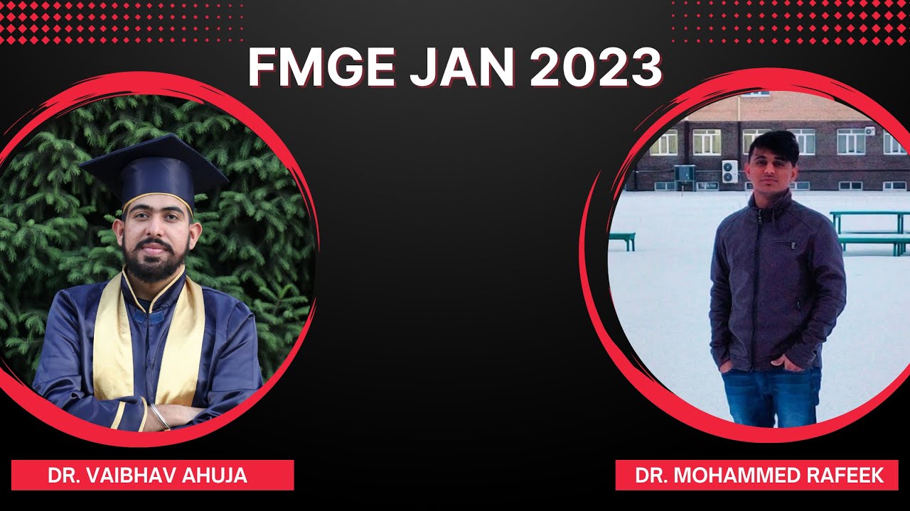 Dr. Rafeek FMGE Success Story Jan 2023 With Dr. Vaibhav Ahuja # ...