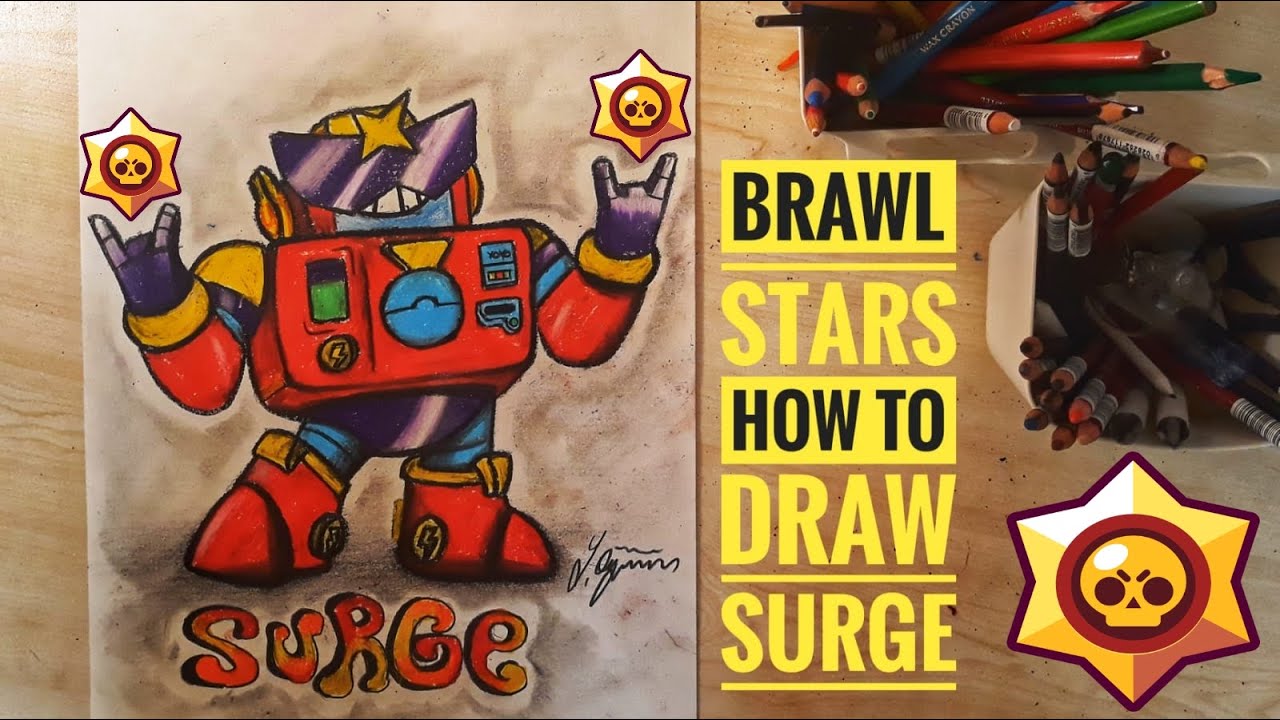 How To Draw Surge | Brawl Stars Surge Çizimi - YouTube