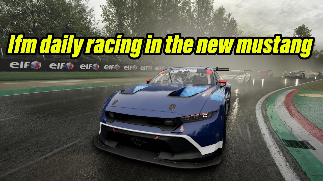 ACC First race in the new mustang - YouTube