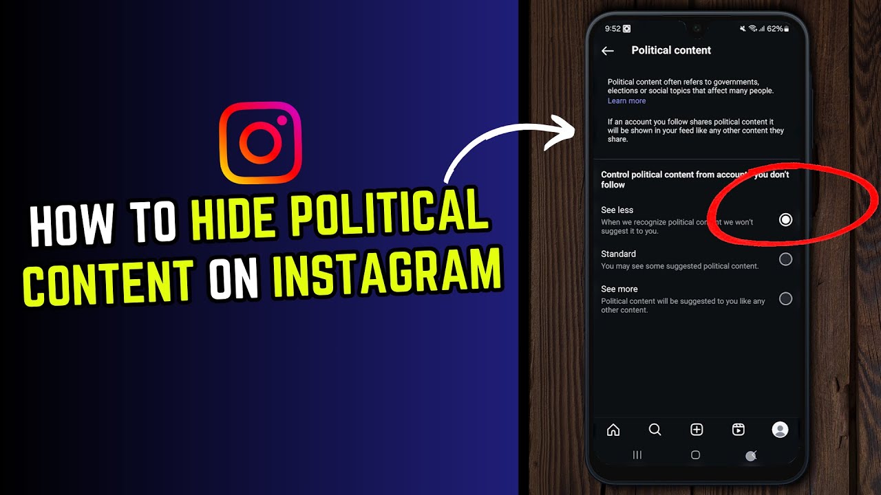 How to hide Political content on Instagram - YouTube
