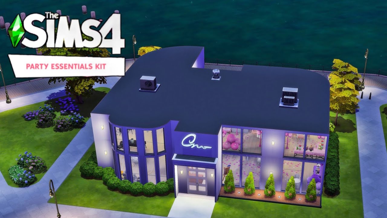 Party Essential Center 🪩🎊 | The Sims 4 Speed Build - YouTube