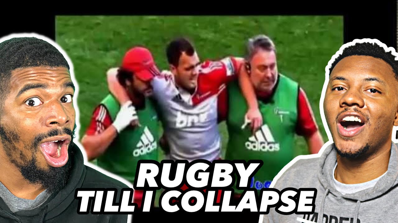Rugby Hits-Till I collapse REACTION! - YouTube