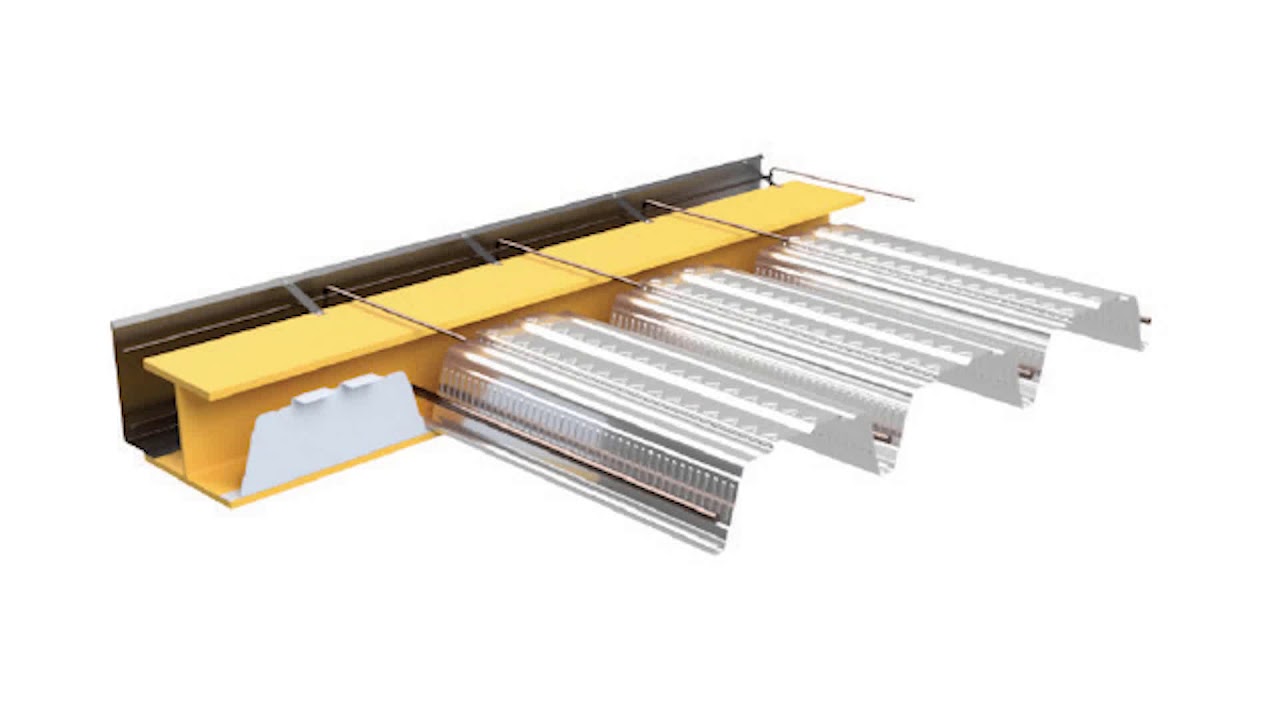 Fielders SlimDek210™ - Steel Frame Building - YouTube