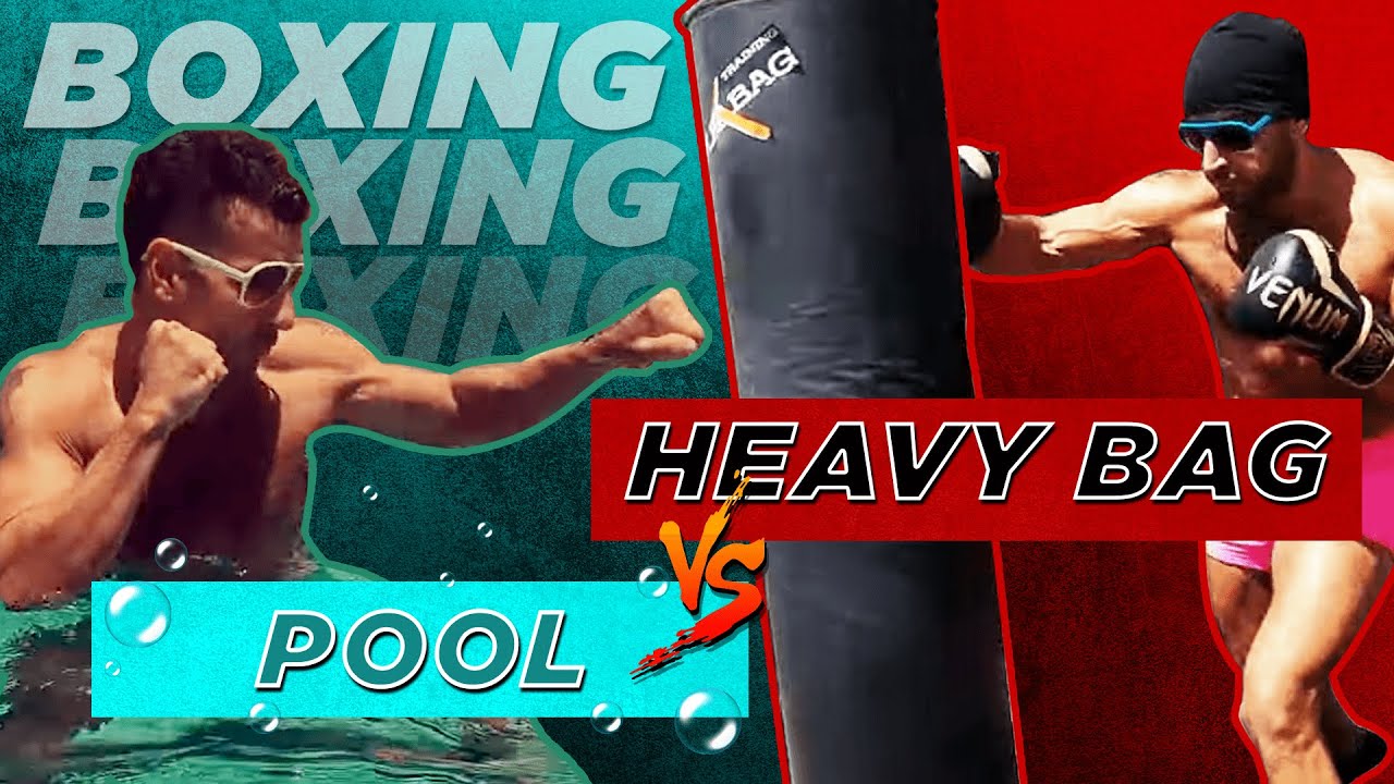 Boxing in a Pool Versus Heavy Bag - What's the Difference? - YouTube