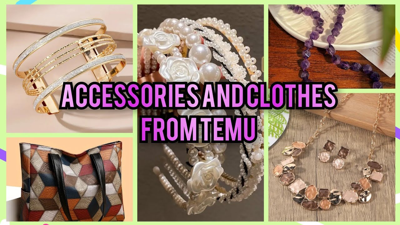 Best Accessories on Temu? I Found the CUTEST Ones! - YouTube