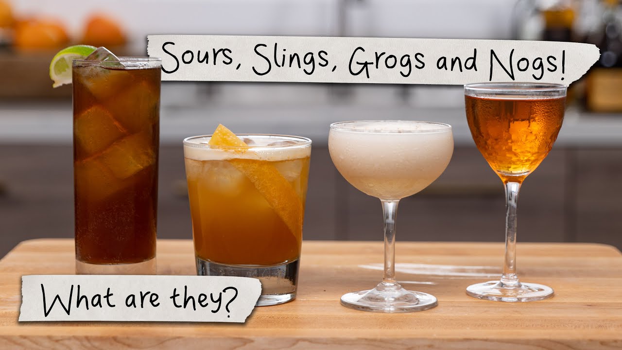 Slings, Sours, Grogs and Nogs - YouTube