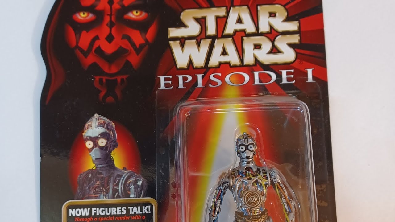 Star Wars Episode 1 C3P0 Naked Version with Comm Tech Chip - YouTube