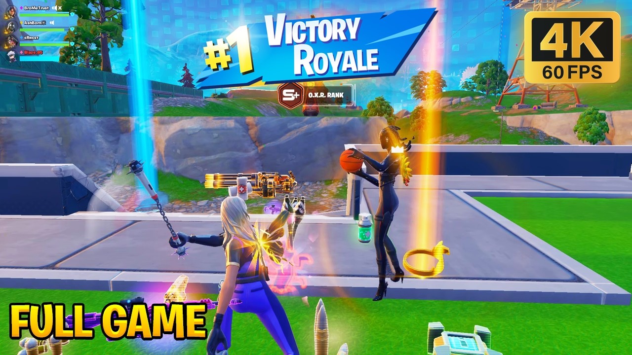 "Zero Build" Squad Win Gameplay 4K PC (NEW! Fortnite Chapter 6) - YouTube