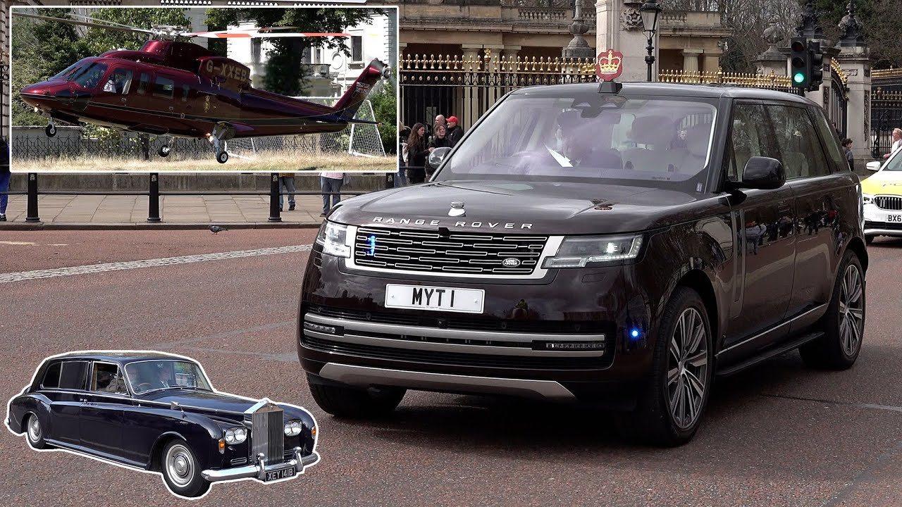 King Charles, VIP transport and other luxury vehicles around London 🪙 ...