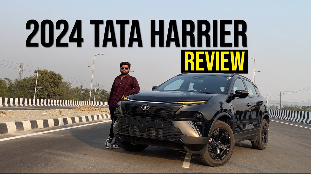 Tata Harrier Top Model Review 2024 On Road Price, Features, Interior and Exterior, Review - YouTube