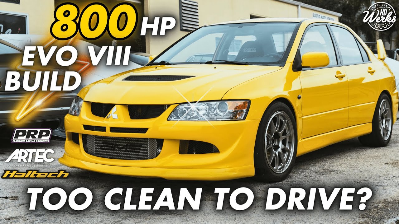 Evo 8 FULL RESTORATION and 800HP Build Is Just Too Clean To Drive - YouTube