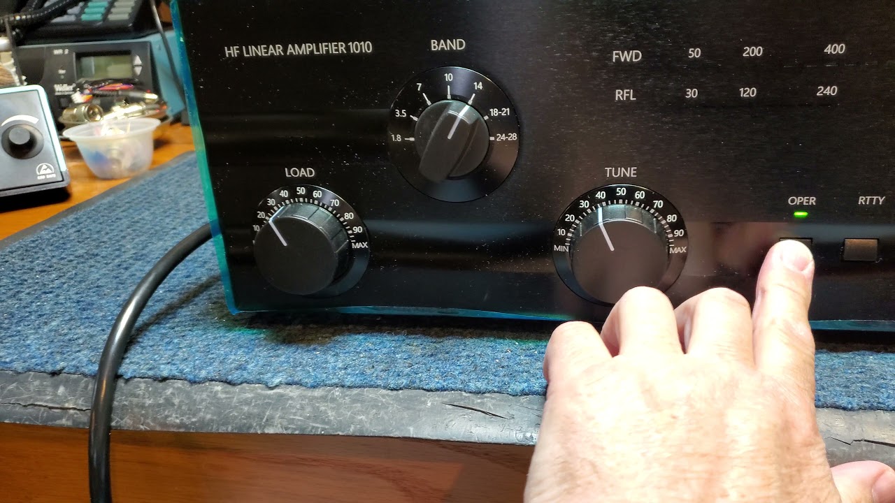 Acom 1010 HF Linear Amplifier Test 1 - YouTube