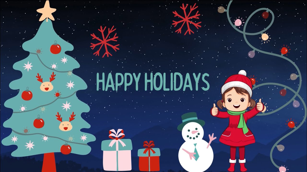 🎄 Holiday Time Is Here! 🎅 | Fun Christmas Song for Kids & Toddlers ...