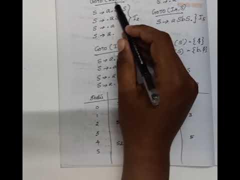KTU CS304 Compiler Design|S6 CS/IT|Module 3 Part 6|SLR Parsing table generation - YouTube