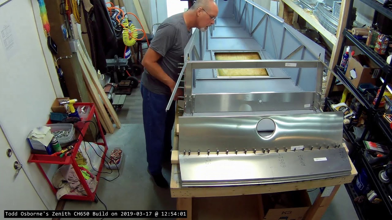 Zenith CH650 Rear Fuselage - Center Cross Member, Baggage Support, and ...
