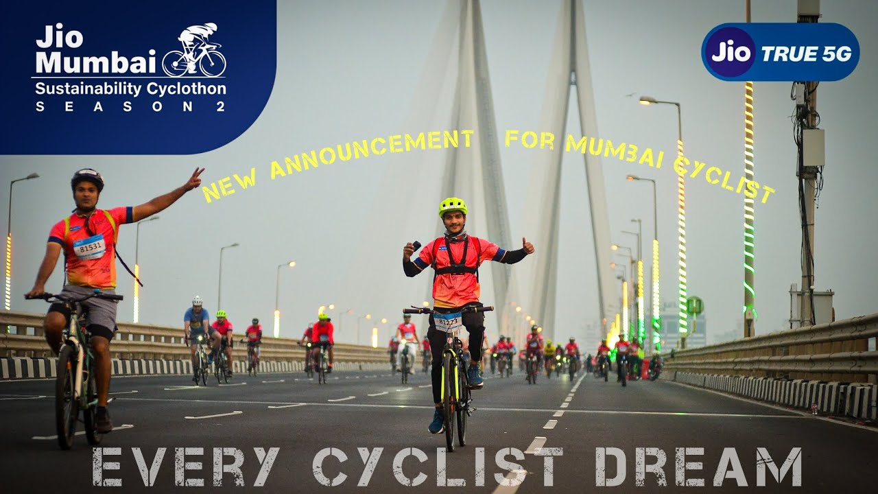 Jio Mumbai Sustainability Cyclothon sᴇᴀsᴏɴ 𝟸 | Cycling Track In Mumbai ...