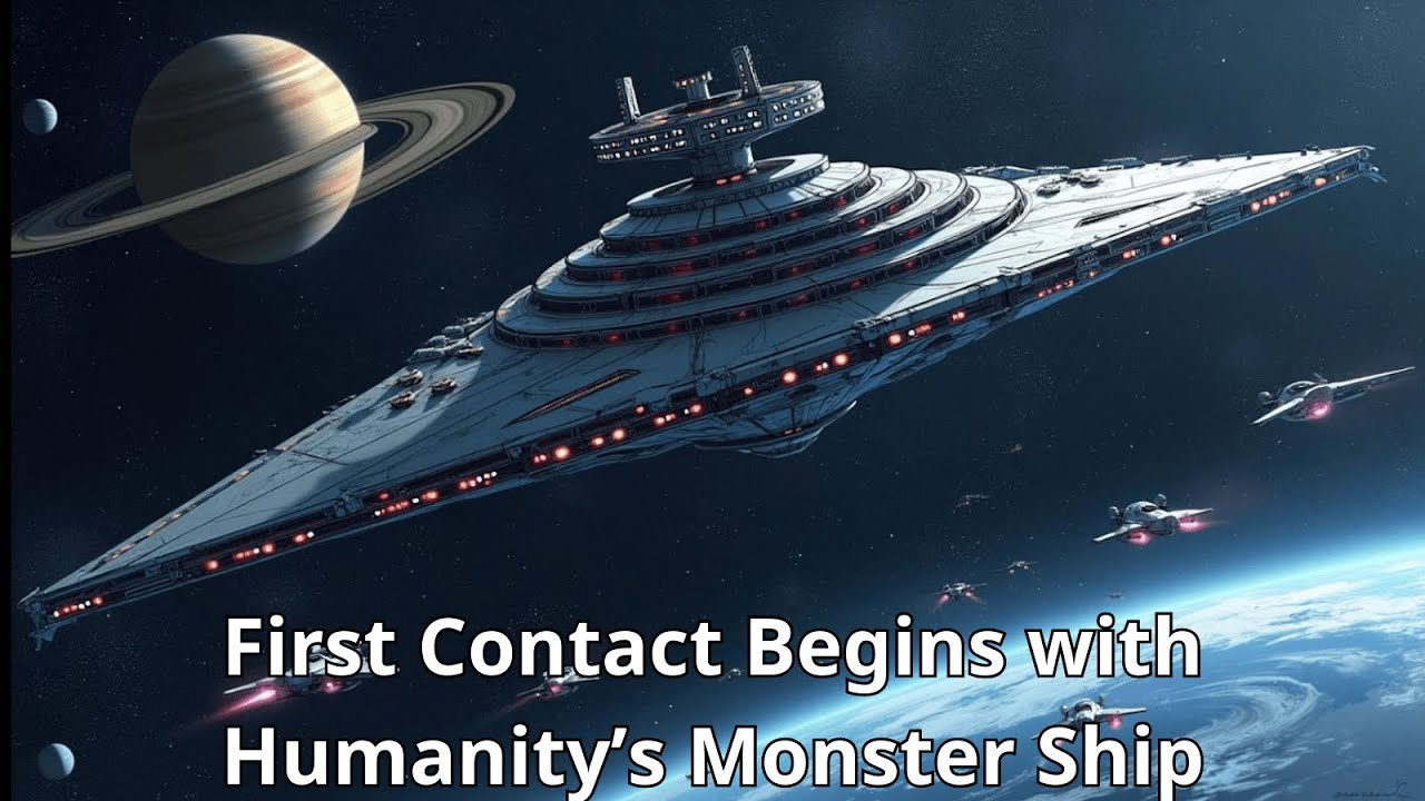 First Contact Begins with Humanity’s Monster Ship | Best HFY | Sci-Fi ...