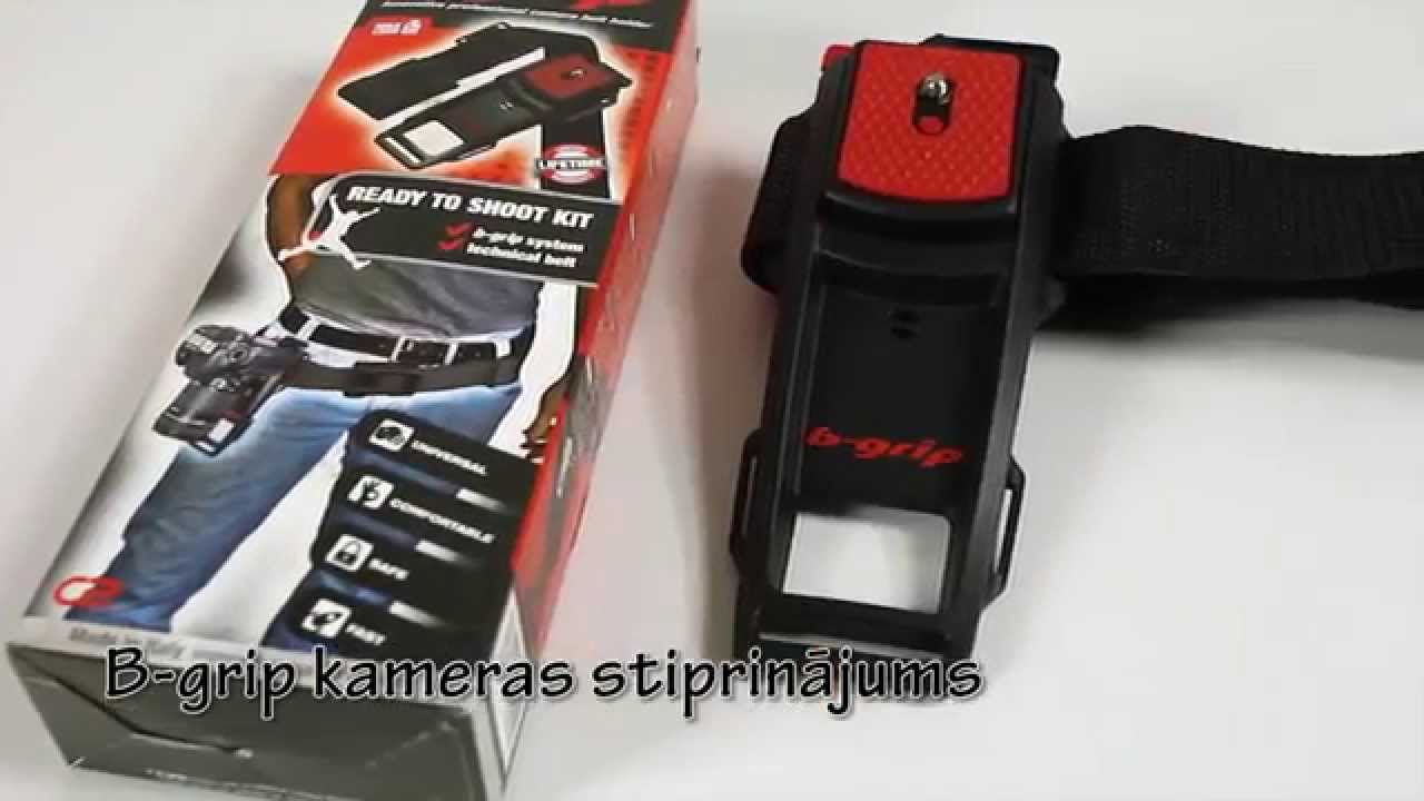 Master Foto video: B-grip camera belt grip kameras stiprinājums - YouTube