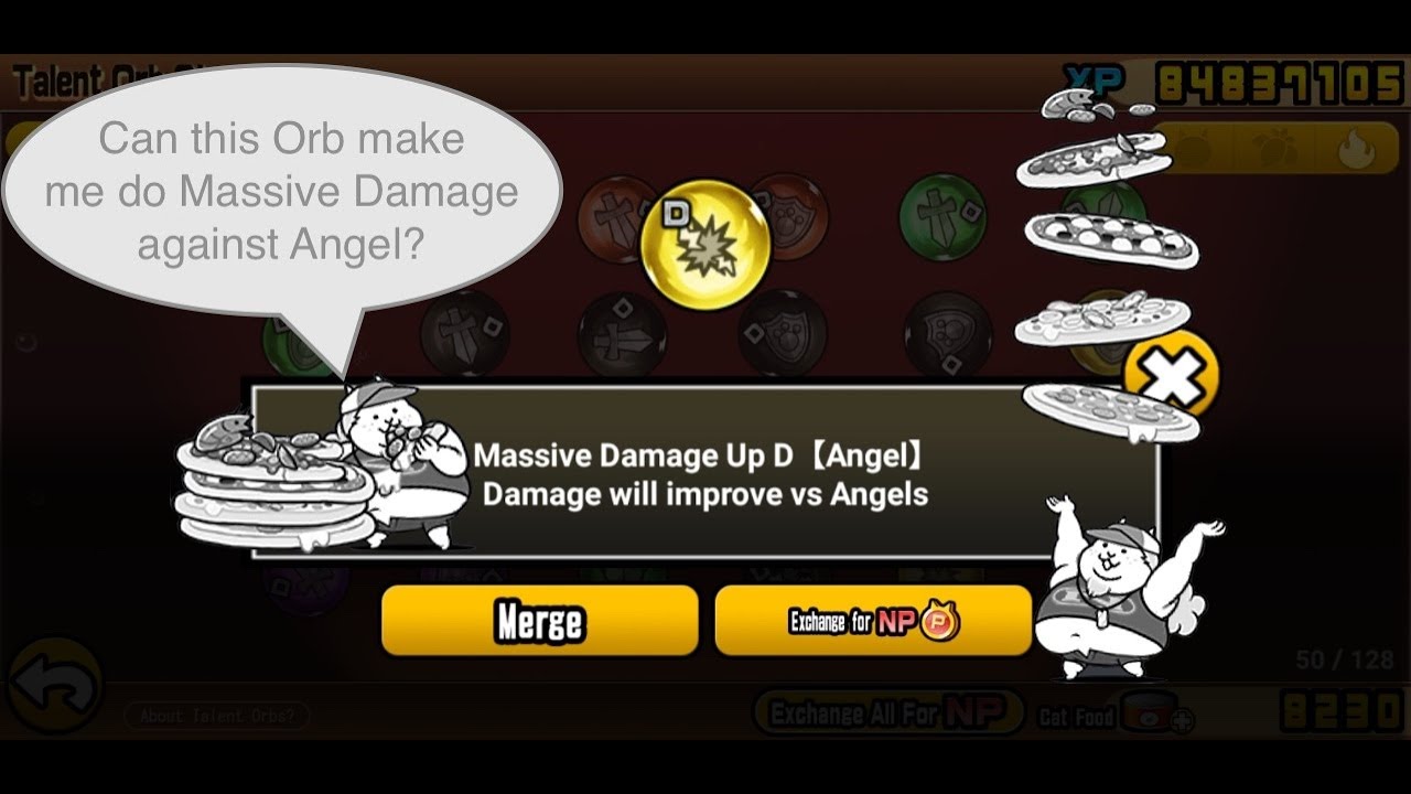 Battle Cats Massive Damage, Strong & Tough Talents Orbs! Can we give a ...