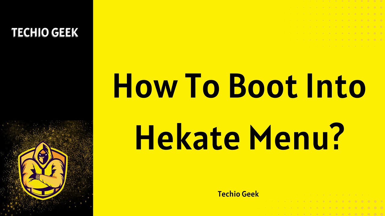 How To Boot Into Hekate Menu? - YouTube
