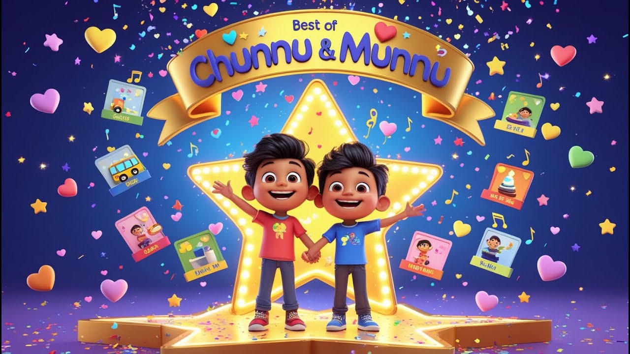 Best of Chunnu & Munnu | Nonstop Kids Songs & Rhymes Compilation | Fun ...