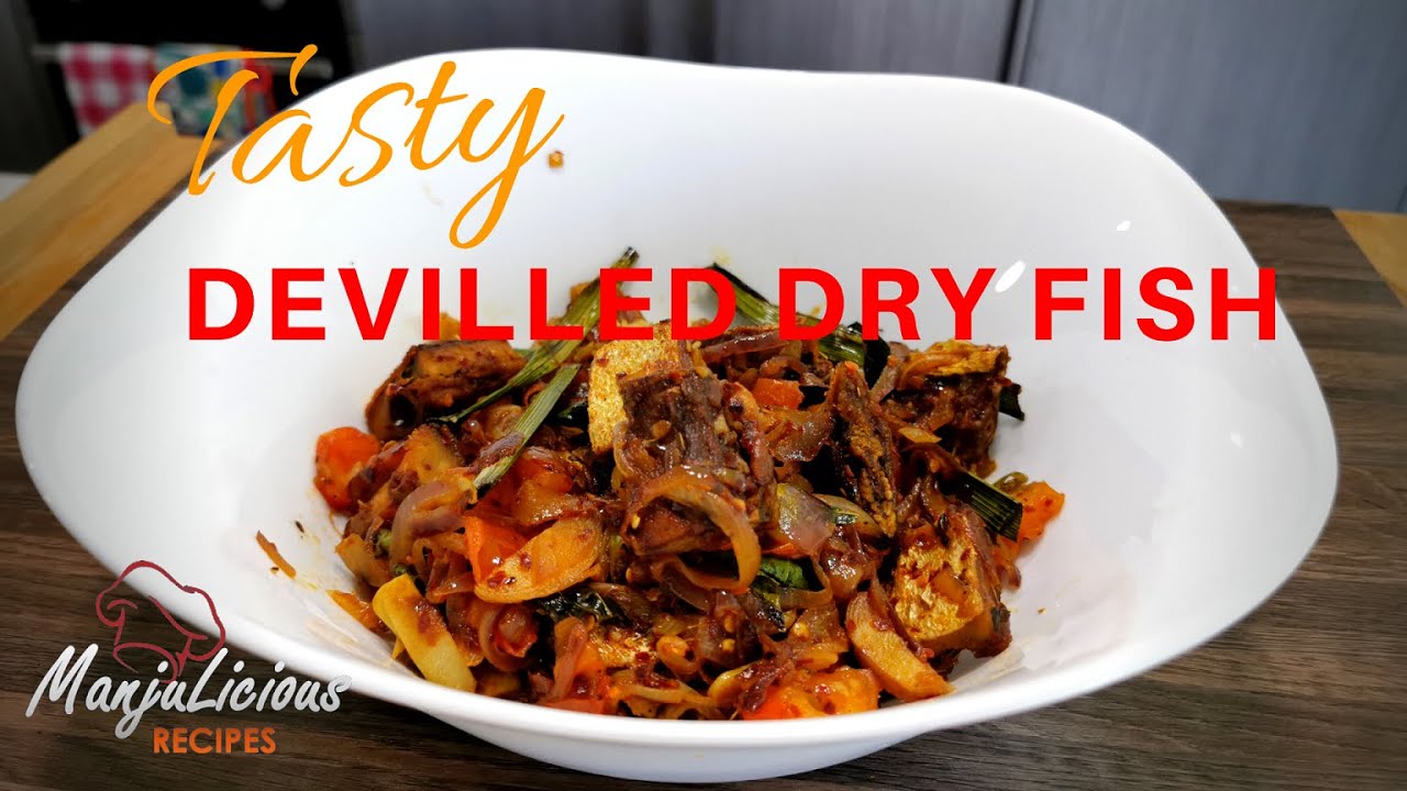 Tasty Devilled Dry Fish (KATTA) - YouTube