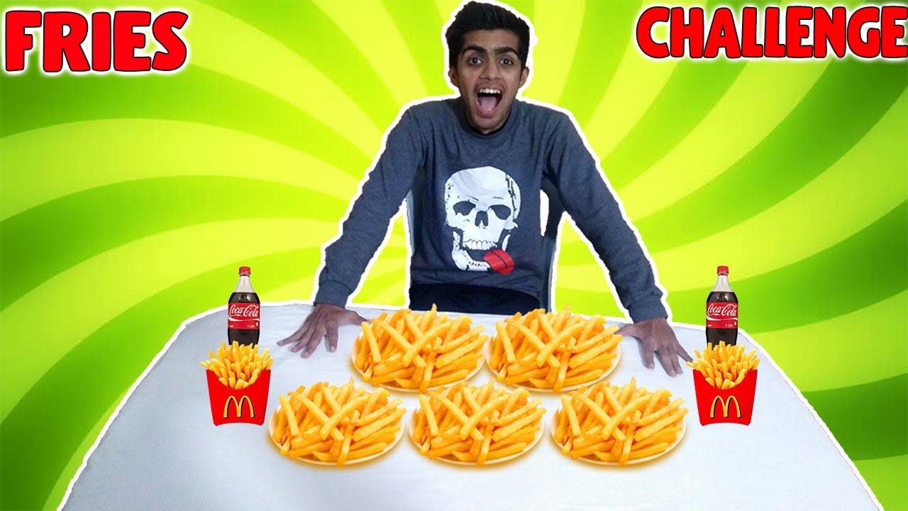 Eating french fries challenge|Food Challenge - YouTube