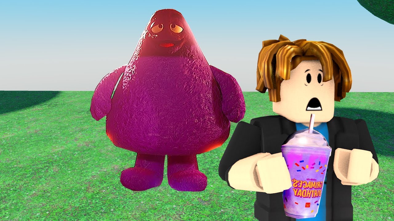 JOGO DO GRIMACE SHAKE NO ROBLOX - YouTube