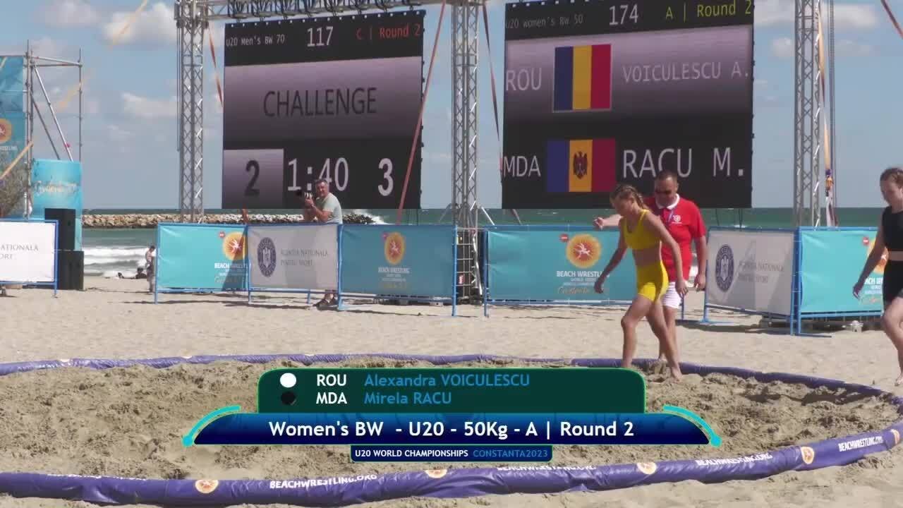 Alexandra VOICULESCU (ROU) vs. Mirela RACU (MDA) • A | Round 2 • Women ...