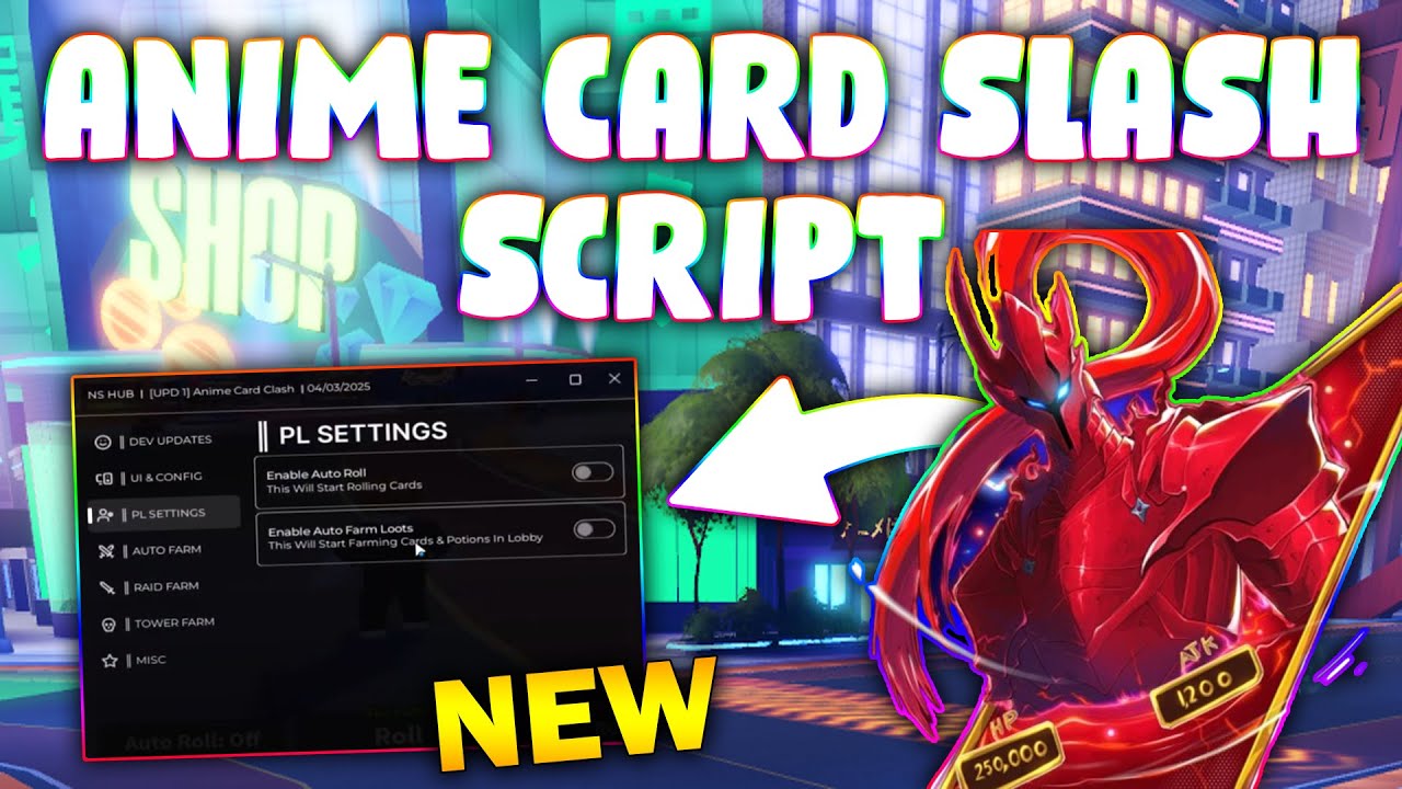 *NEW* Anime Card Clash Script (PASTEBIN 2025) (AUTO ROLL , AUTO FARM ...