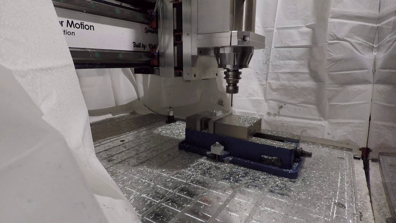 DIY Concrete CNC | starting to raise the speeds - YouTube