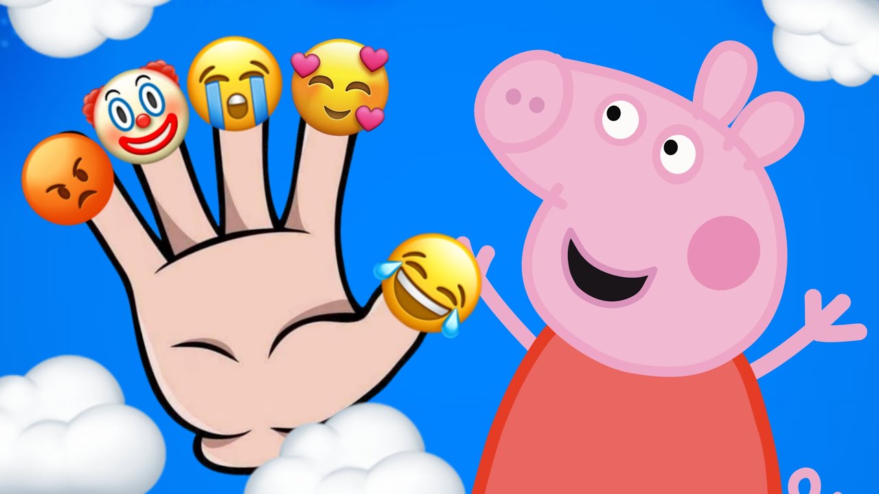 Finger Family Emoji Song | Peppa Pig Songs | Peppa Pig Nursery Rhymes ...
