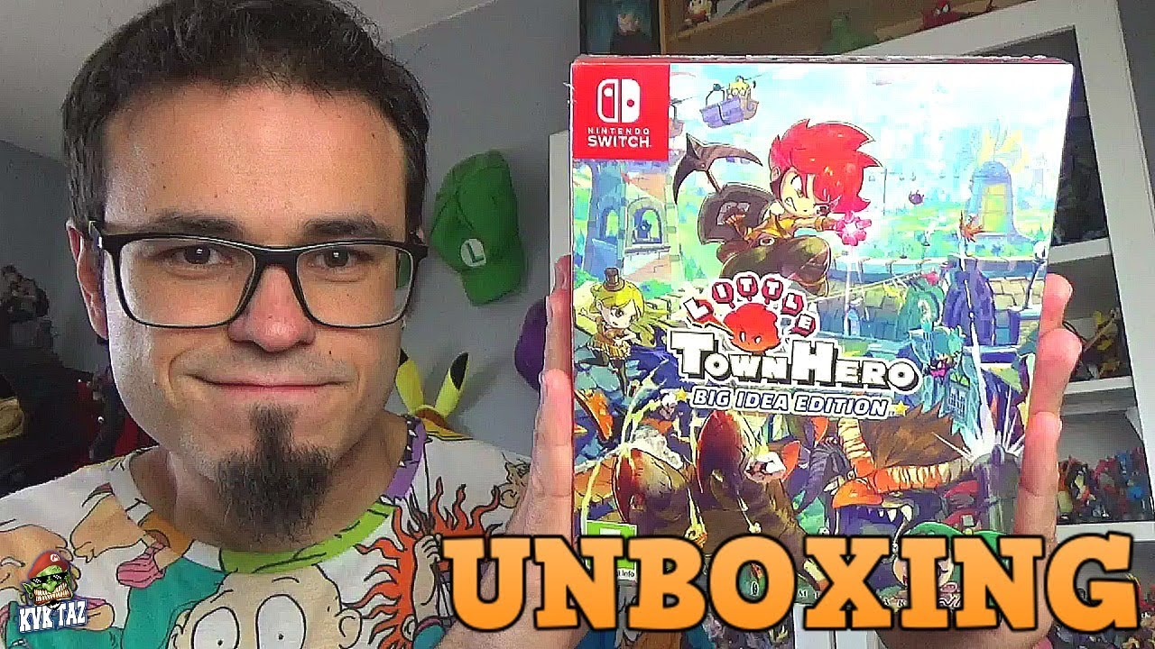 LITTLE TOWN HERO - BIG IDEA EDITION | UNBOXING (NINTENDO SWITCH) - YouTube