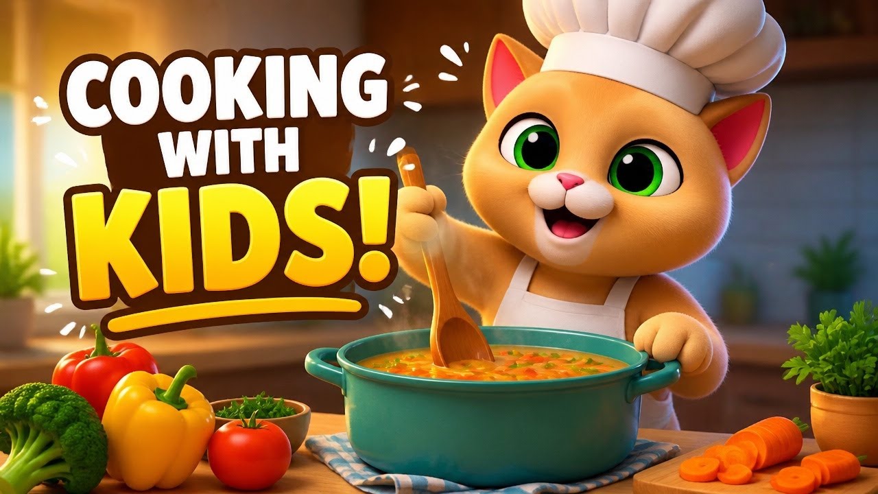 Cooking with Kids: Simple Cartoons to Keep Them Busy - YouTube