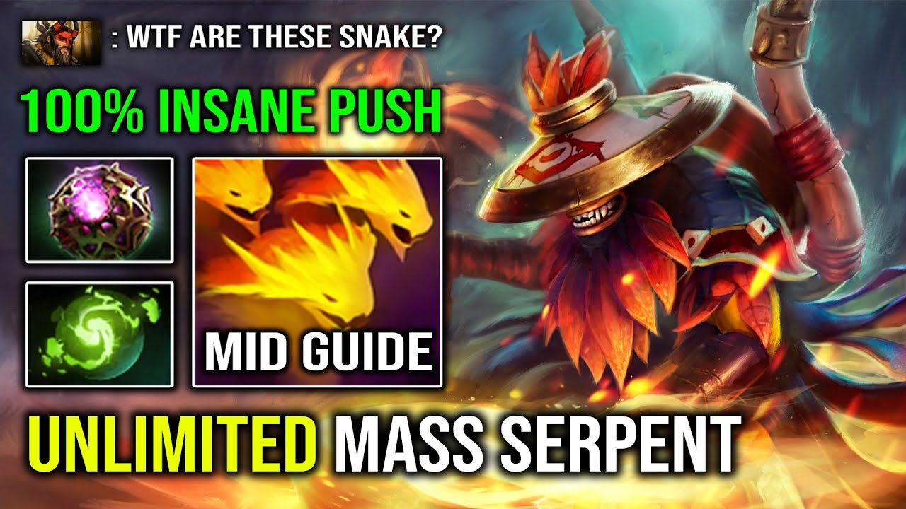 How to Carry MID Shadow Shaman Unlimited Mass Serpent Ward 100% Fast ...