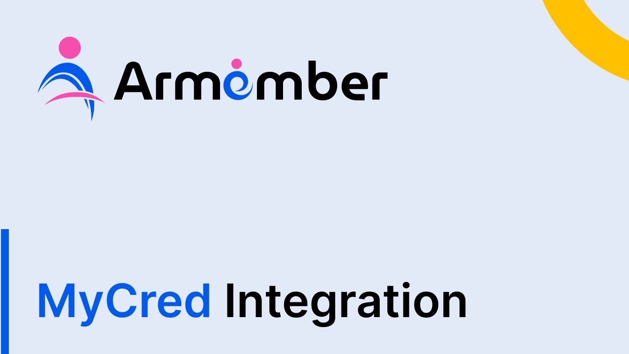 How to Configure MyCred Integration Inbuilt Addon with ARMember Pro Plugin - YouTube