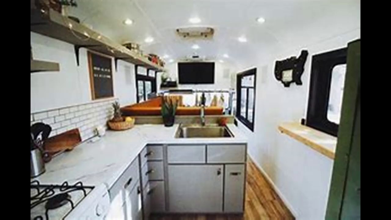 20 completed skoolie interiors, see what yours could look like - YouTube