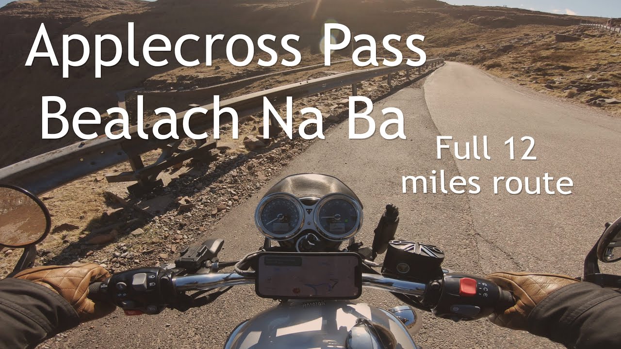 Applecross Pass (Bealach Na Ba) on a Motorcycle Full Route. - YouTube