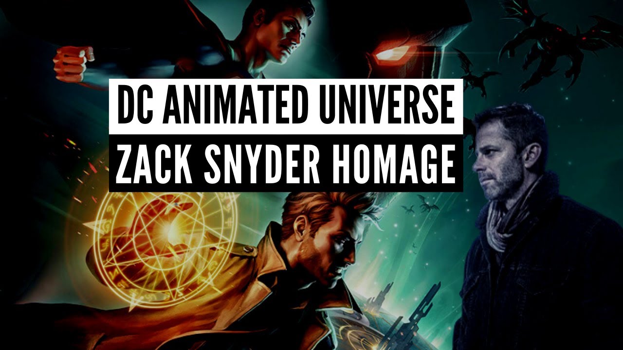 The DC Animated Universe's Homage to Zack Snyder - YouTube