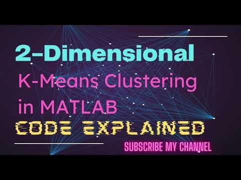 K-Means Clustering Examples (2-DImensional) in MATLAB - YouTube