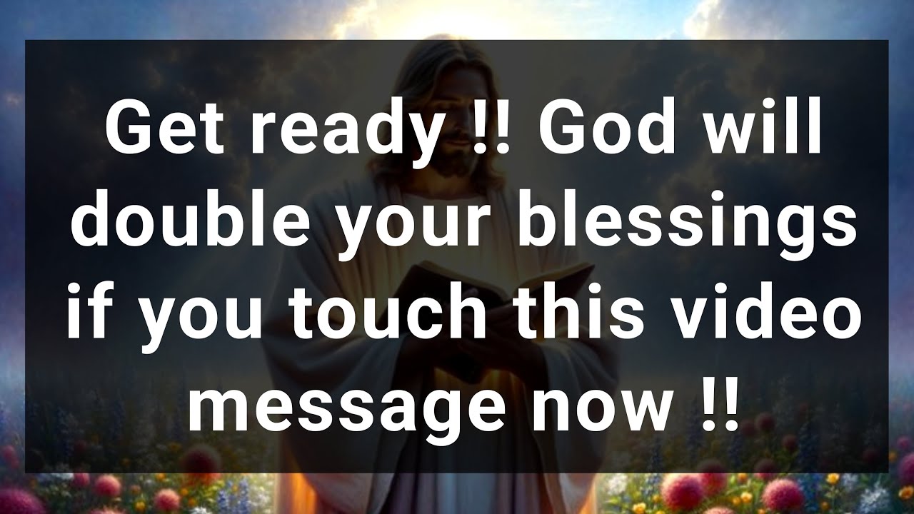 Get ready !! God will double your blessings if you touch this video ...