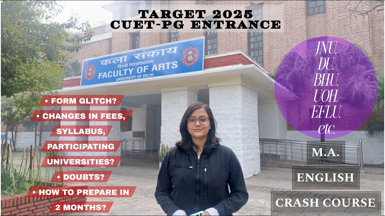 CUET PG ENGLISH 2025 I IMPORTANT UPDATES I PATTERN I SYLLABUS I CRASH ...
